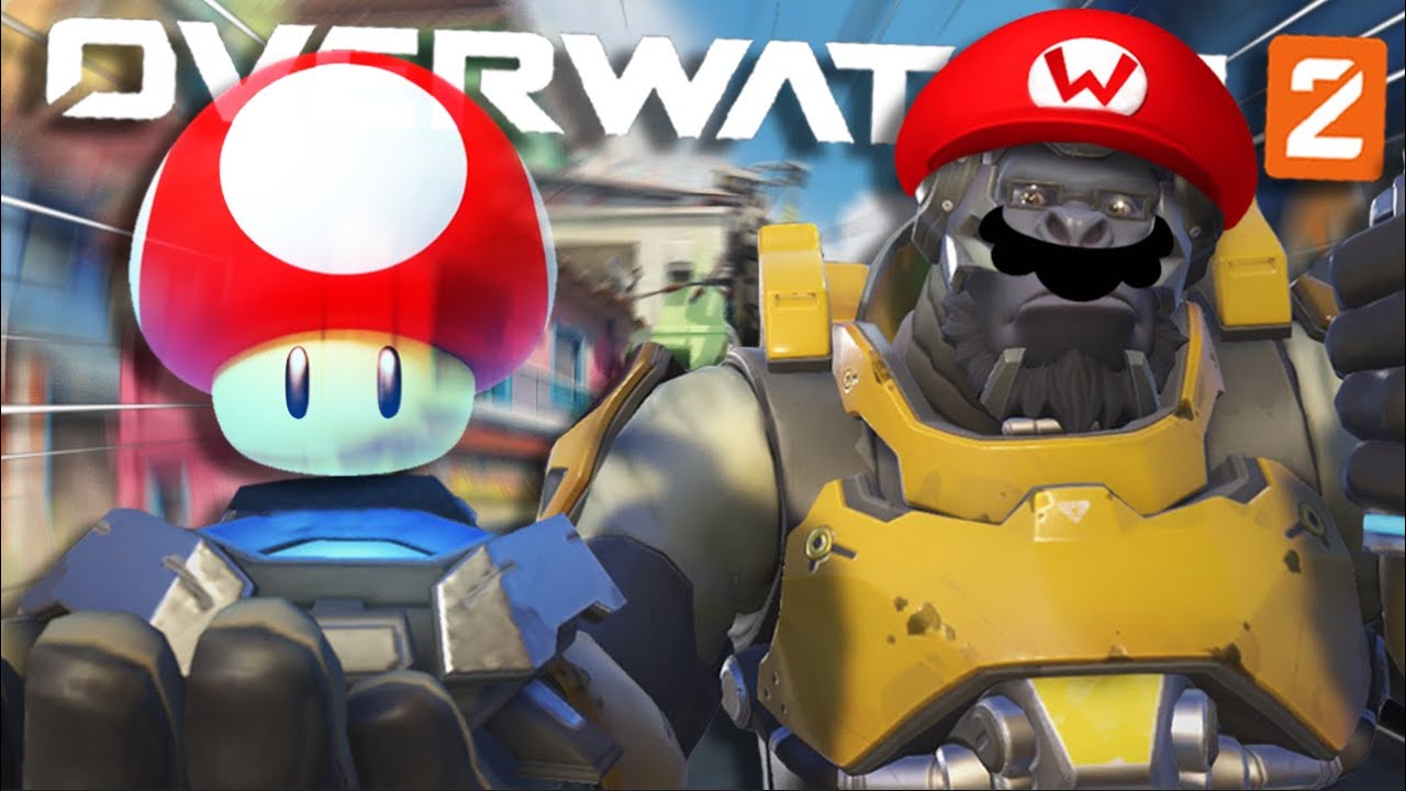 "IT'S-A-ME WINTON" Powering Up Like Mario in Overwatch 2 - YouTube