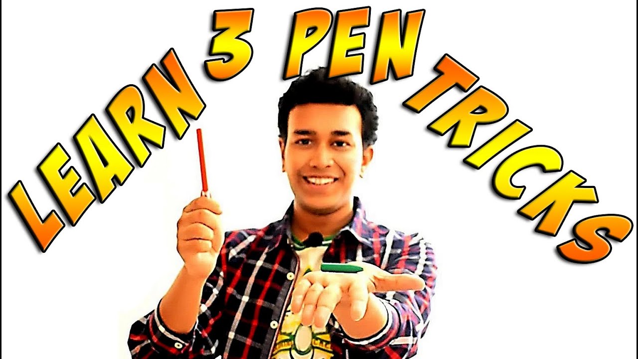 Learn 3 Cool Pen Tricks | Funny Magic Routine Tutorial - YouTube