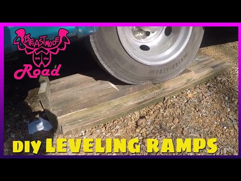 DIY Heavy Duty Leveling Ramps for a RV, Van, or Camper - YouTube