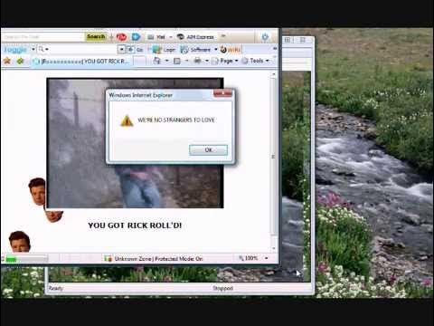 How to make a Rick roll VIRUS - YouTube