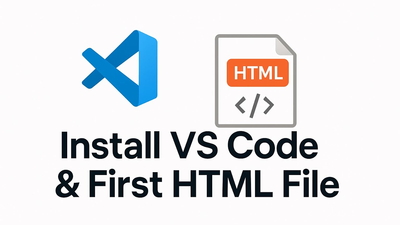 Install VS Code & Build Your First HTML File | Introduction to HTML ...