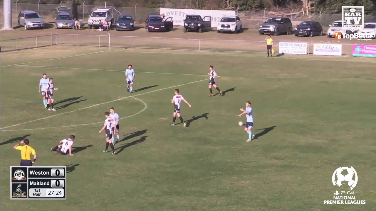 2016 NNSWF Round 7 Highlights Weston Bears FC v Maitland FC - YouTube