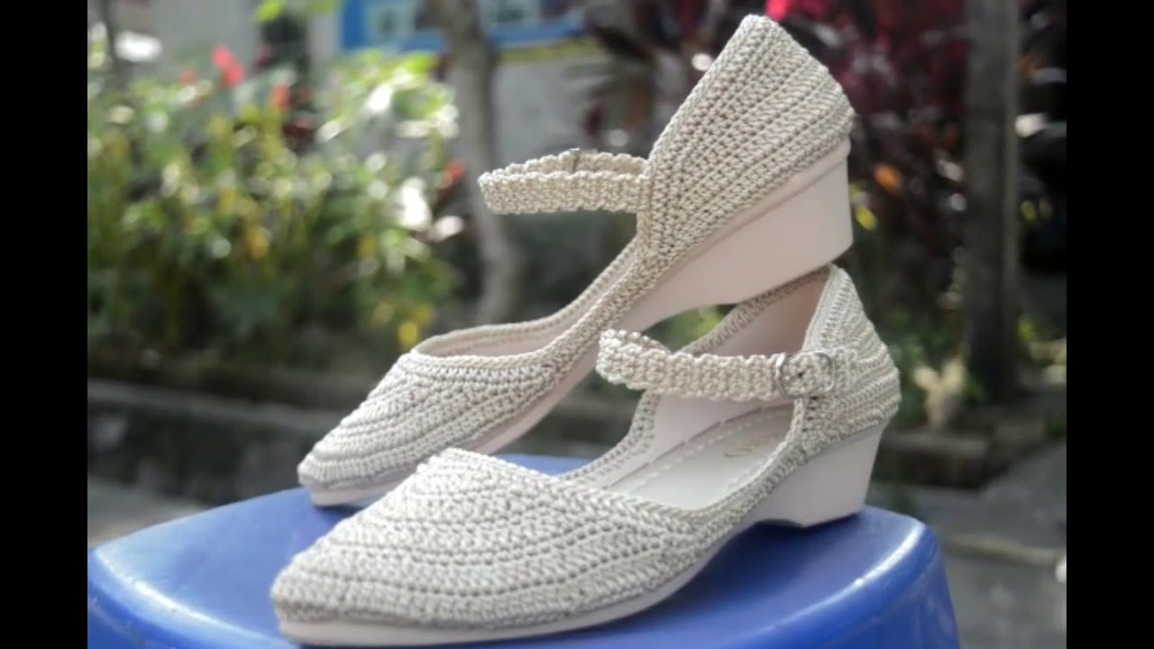 Sepatu Rajut Produk Dari Pengrajin Rajut Purnama Handmade Jogja. - YouTube