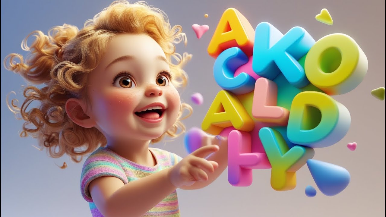 ABC song/alphabet jumping learning fun - YouTube