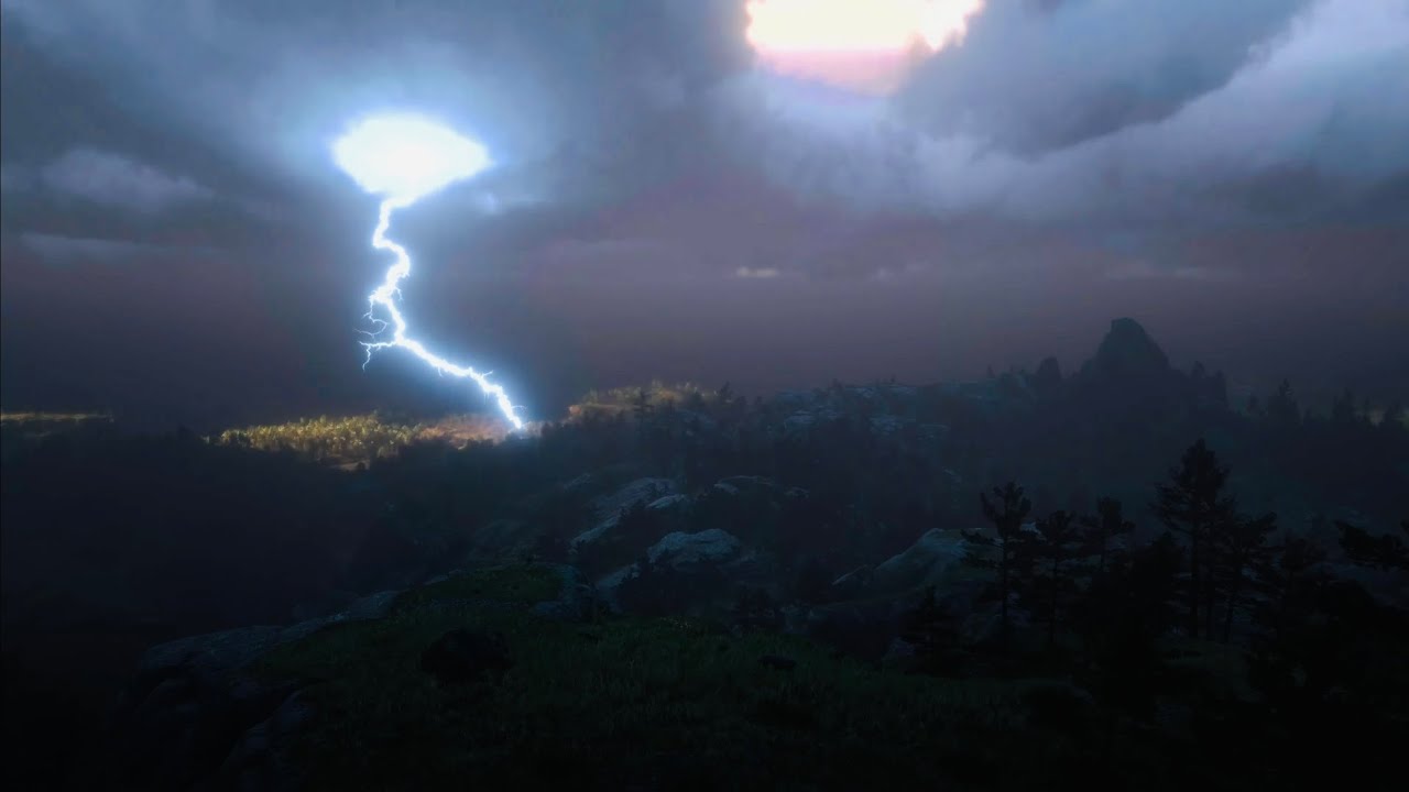 Relaxing Ambience - Thunderstorm at The Loft pt. 1 - Red Dead ...