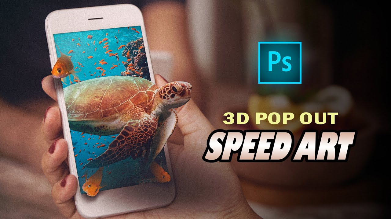 POP OUT | Photo Manipulation - SPEED ART - YouTube