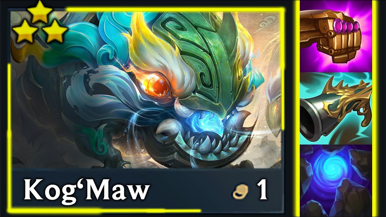 Gold Printer Kog'Maw ⭐⭐⭐ TFT Set 11 - YouTube