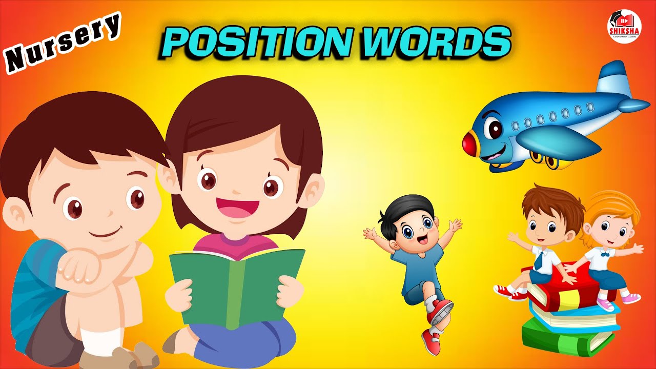 ON / IN / UNDER Position Words or Preposition Words for Kids by Smriti ...