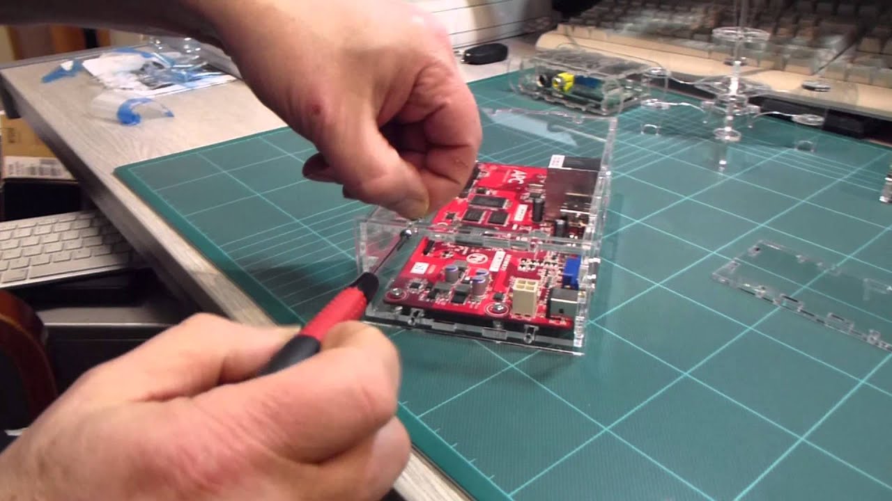 VIA APC Acrylic Case build instructions - YouTube