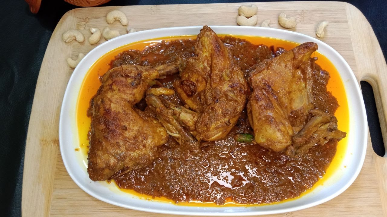 Chicken Jhal Roast recipe. - YouTube