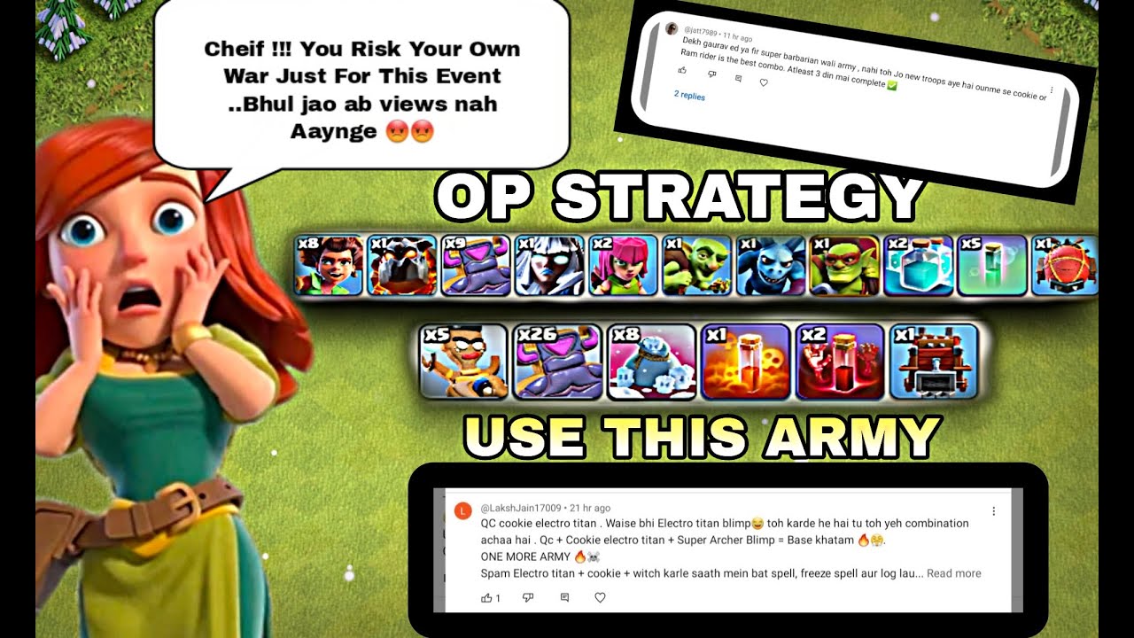 I Tried New "Cookie Strategy" In War😰And This Happened #clashofclans # ...