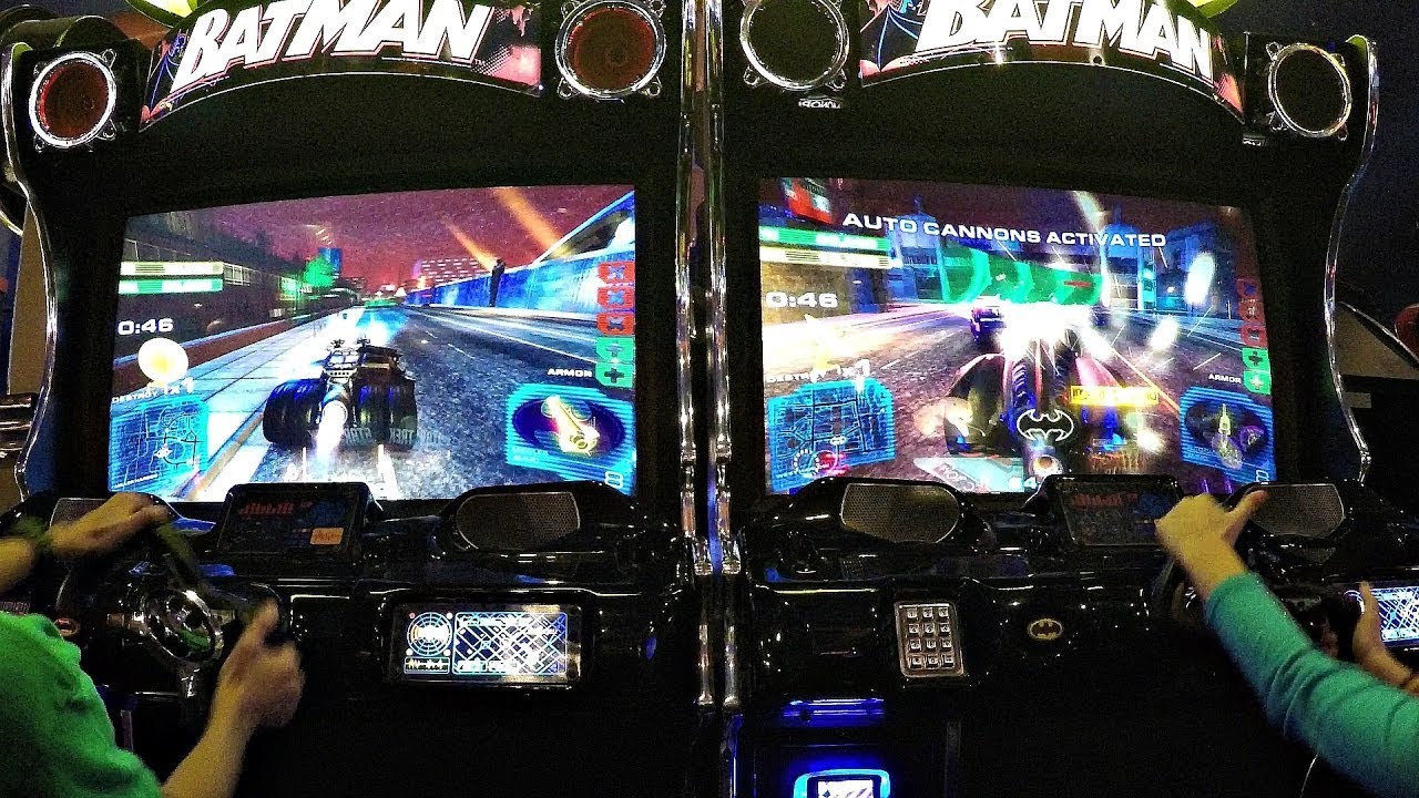 Batman Arcade Video Game 2 Player Racing Versus Bane Completed レースゲーム ...