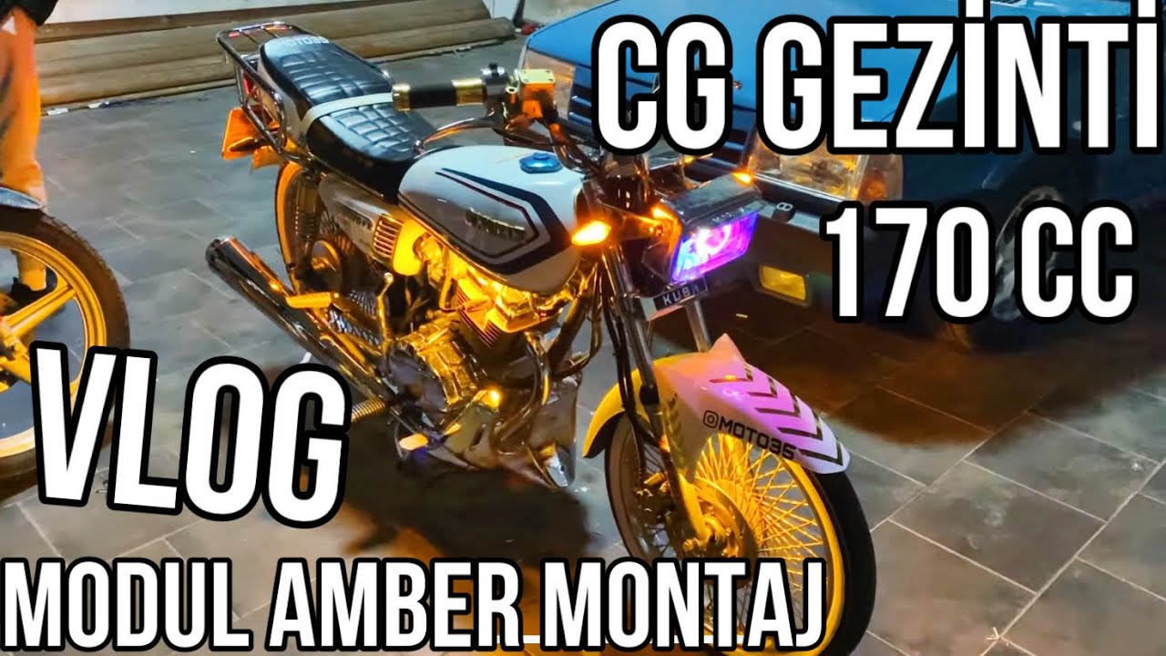 CG GEZİNTİ VLOG 170 CC MODUL AMBER LED BAGLAMA İZMİR #izmir #berkcakmak #cg - YouTube