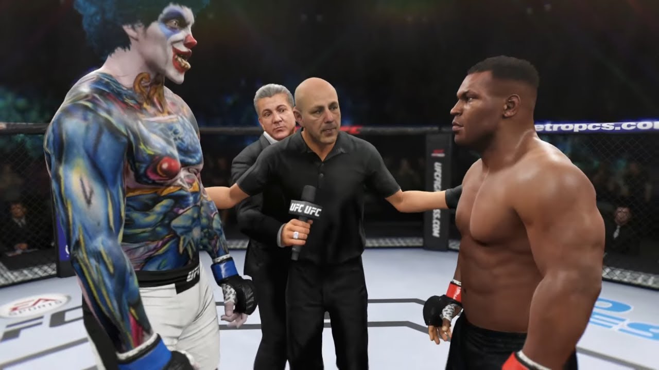 Mike Tyson vs. Psycho Clown - EA Sports UFC 2 - Crazy UFC 👊🤪 - YouTube
