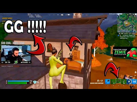Zemie Solo Game In Fortnite Tournament - YouTube