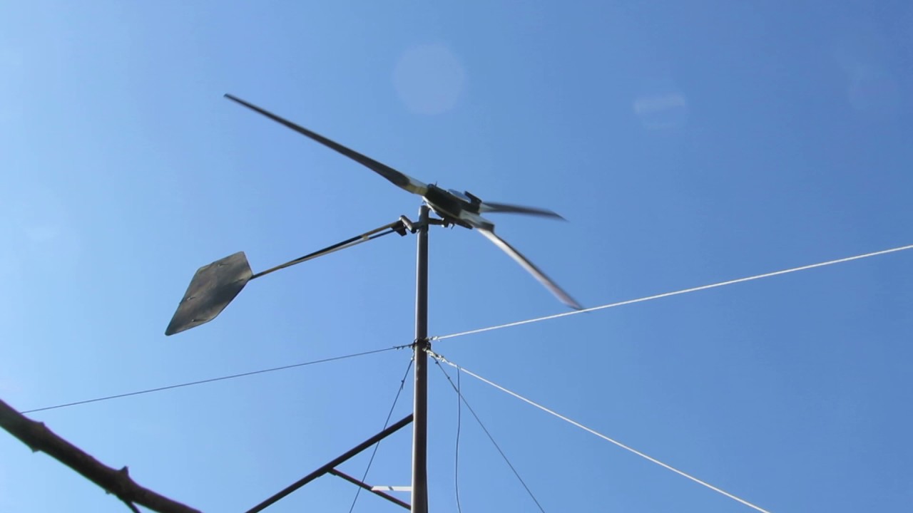 Wind turbine post repair, April 12, 2017 - YouTube