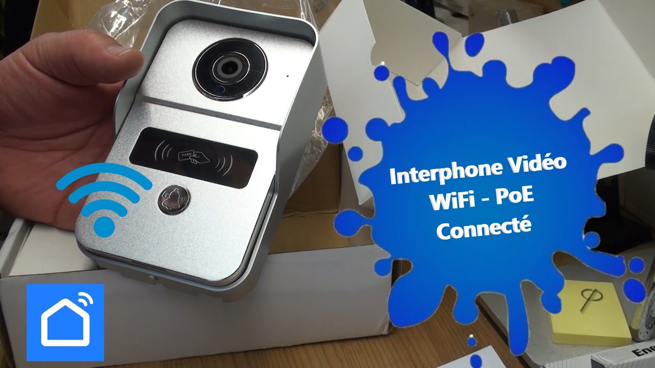 Interphone Vidéo WiFi / PoE avec vision nocturne et fonction ...