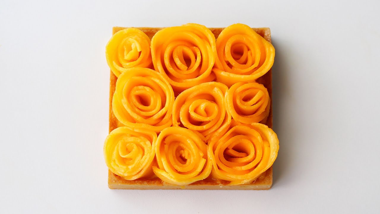 How to make Mango Rose - YouTube