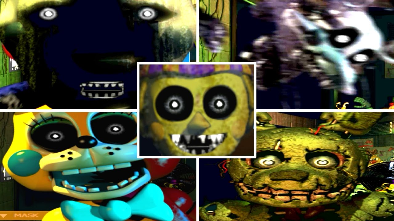 One Night at Springtrap's ALL JUMPSCARES - YouTube