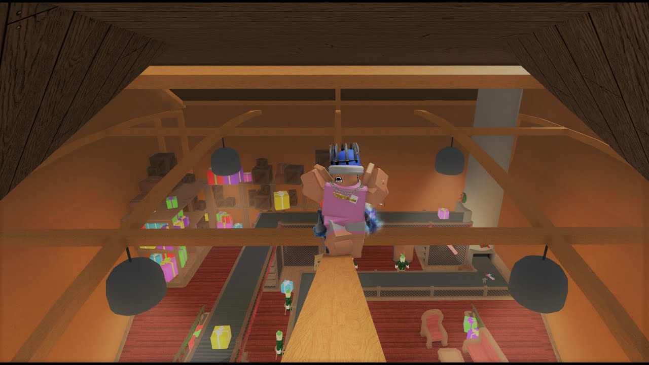 HOW TO GET ON TOP OF THE LOBBY IN MURDER MYSTERY 2! + BONUS SPOT! - YouTube