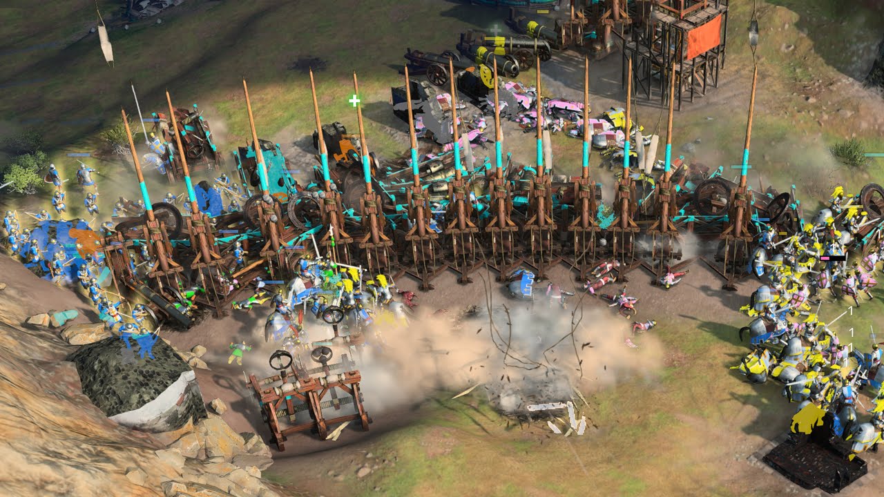 Age of Empires 4 - 4v2 A VALIANT DEFENSE | Multiplayer Gameplay - YouTube