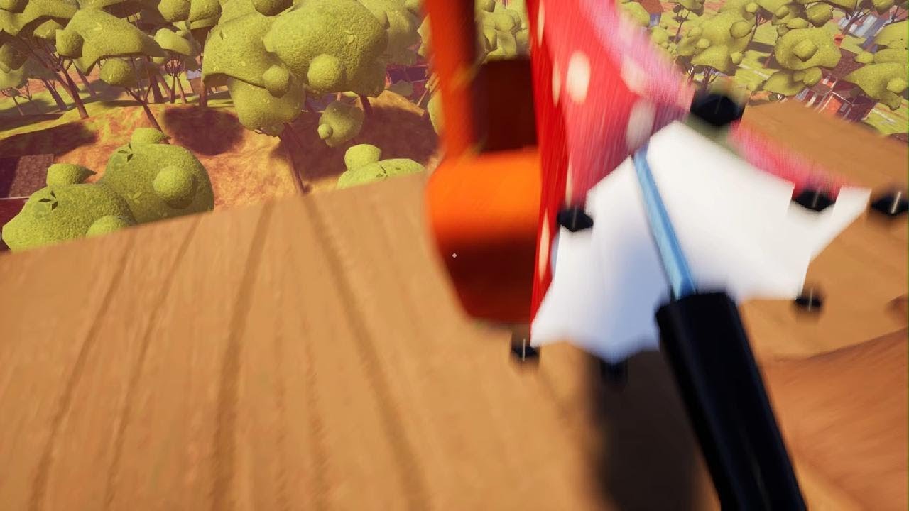 Hello Neighbor living in his house - YouTube