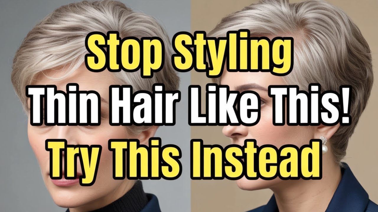 4 Steps to Make Thin Hair Look Fuller, Softer & More Youthful After 60 ...