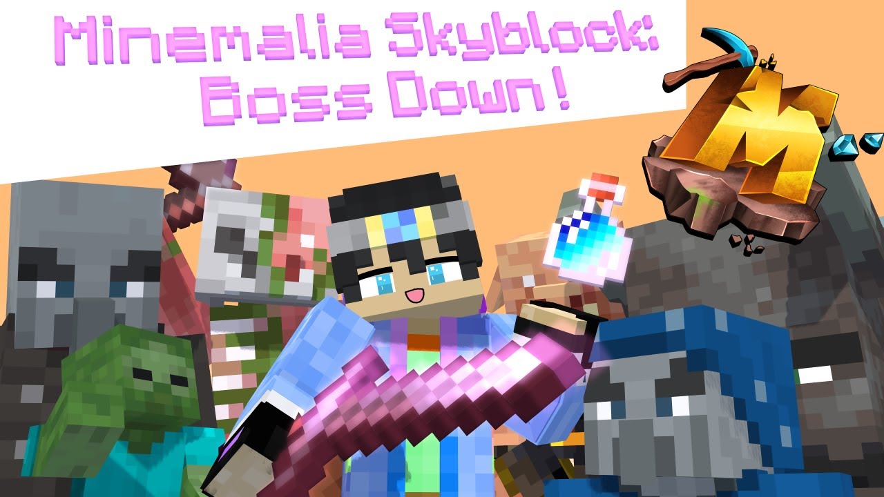 MineMalia Tutorial: How to Beat a Boss in MineMalia Skyblock - YouTube