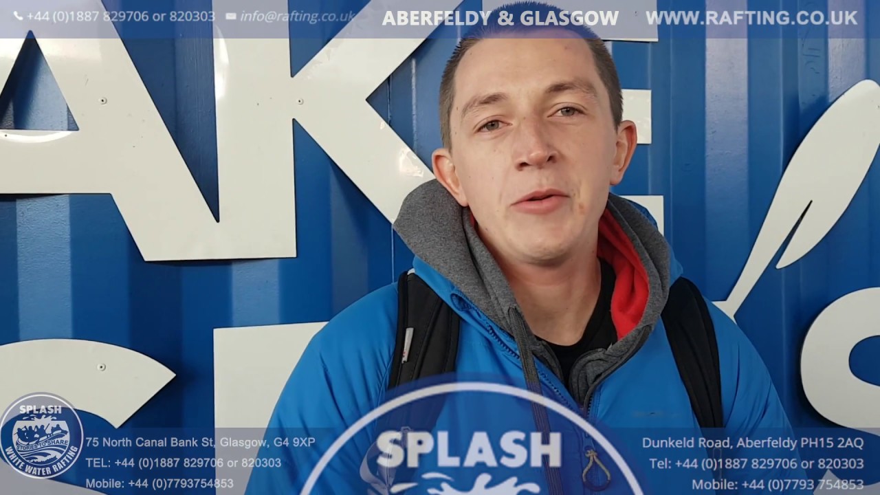 Glasgow White Water Rafting Testimonials - Scott W - YouTube