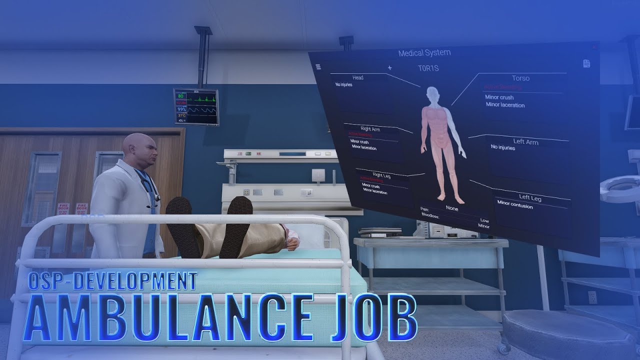 OSP Ambulance Job | Advanced FiveM Medical System - YouTube