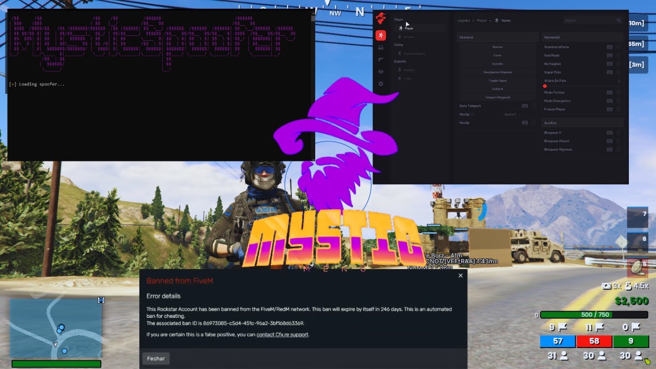 MYSTIC MENU(SPOOFER) REMOVENDO BAN GLOBAL, HWID ETC !!, MYSTIC MENU O ...