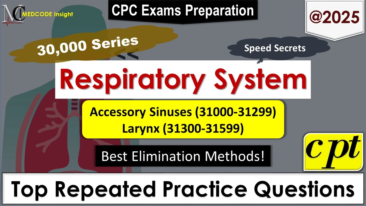 CPT Respiratory System Accessory Sinuses and Larynx - YouTube