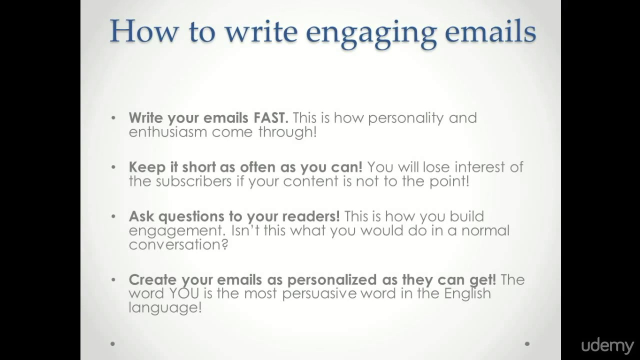 How to write engaging emails for Email marketing - YouTube