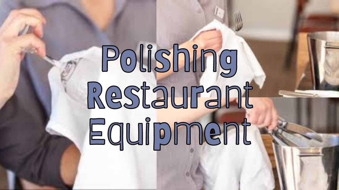 Polishing Restaurant Equipment Chinaware, Glassware & Cutleries - YouTube