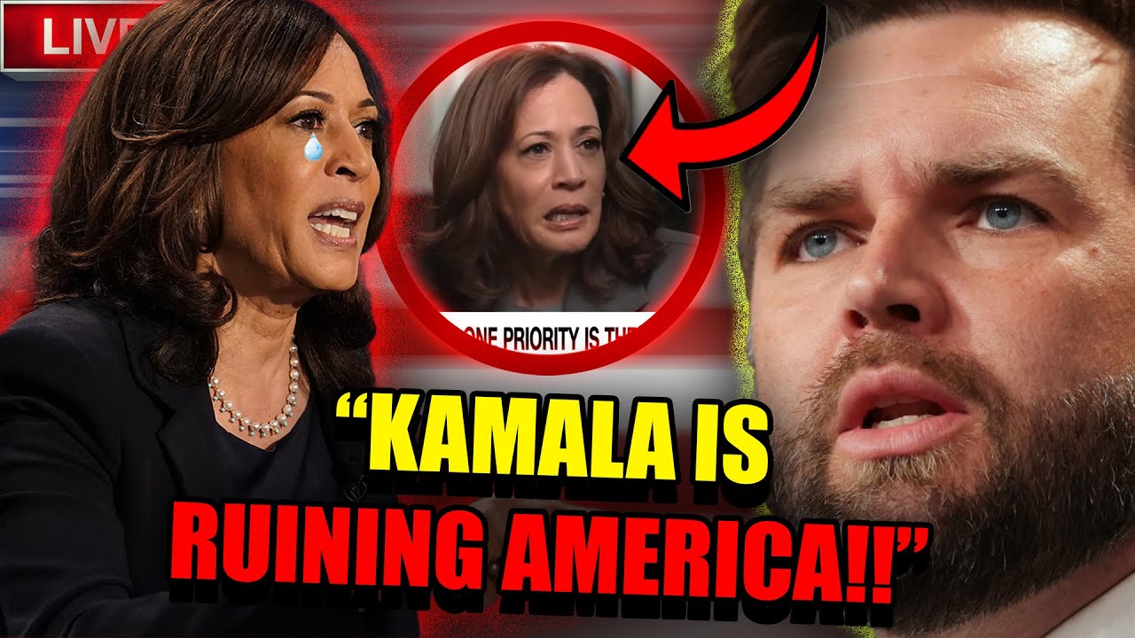 Kamala Harris FREAKS OUT CRYING After JD Vance EXPOSED Her For LYING ...
