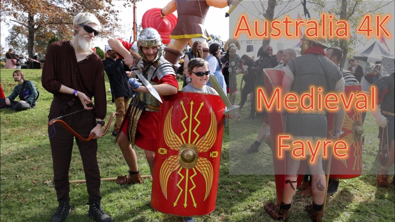 【4K】Australia - Medieval Fayre - YouTube