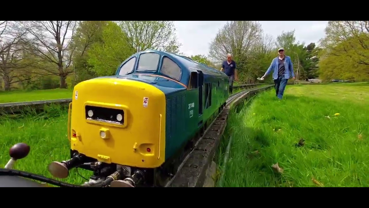 Maidstone mote park miniature railway 2023 - YouTube