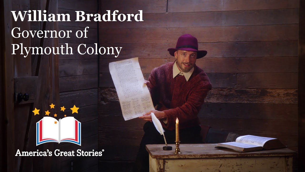 William Bradford: Governor of Plymouth Colony - YouTube