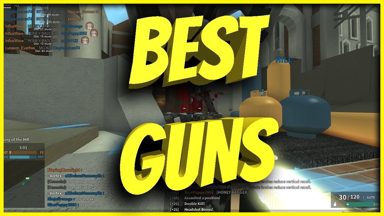Roblox Phantom Forces Best Guns For Beginners Youtube