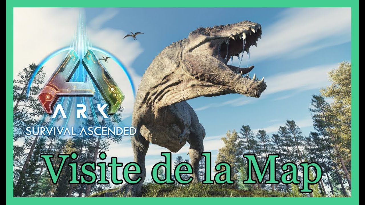 ARK SURVIVAL ASCENDED - Island Tour (Biome, Grotte et lieux ...