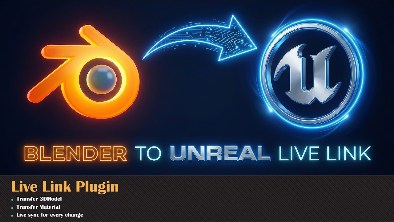 Blender to Unreal Live link Plugin - YouTube
