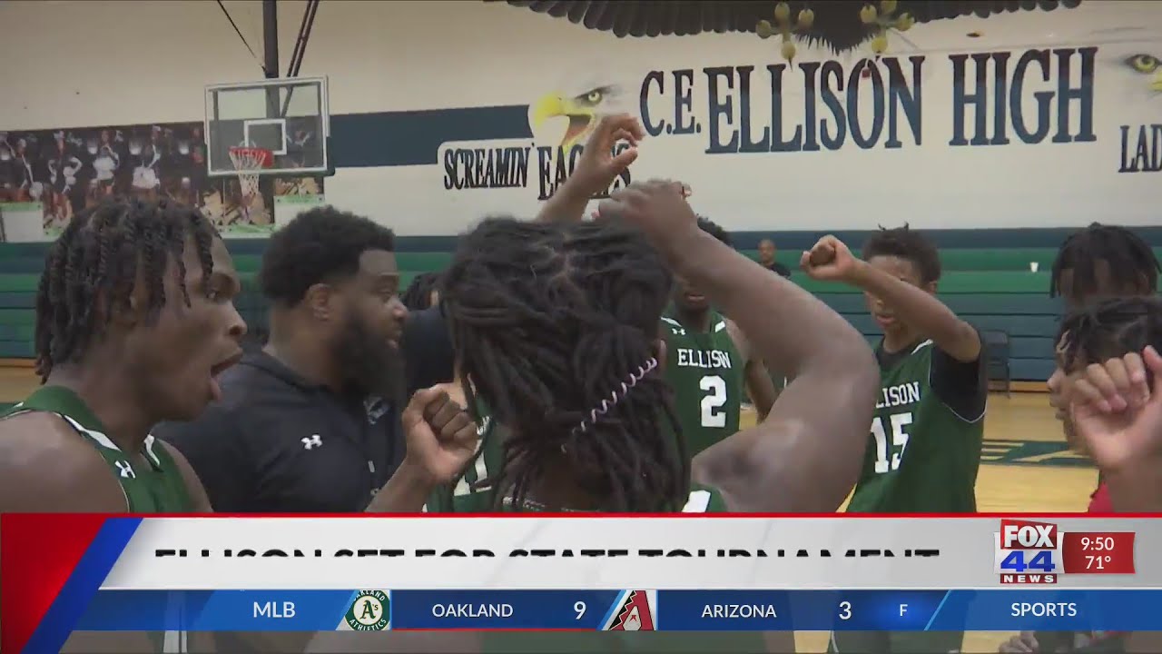 Ellison preps for state basketball tournament - YouTube