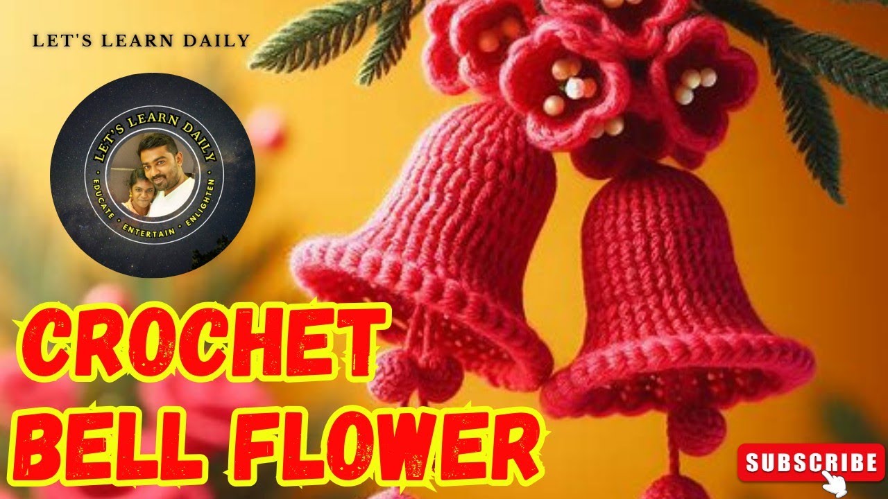 Crochet Beautiful Bell Flower Easy Tutorial for Beginners #crochet #diy ...