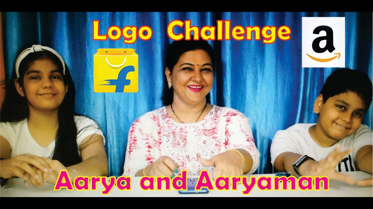 Logo Challenge | Aarya Vs Aaryaman | Family Comedy Challenge | Aarya ...