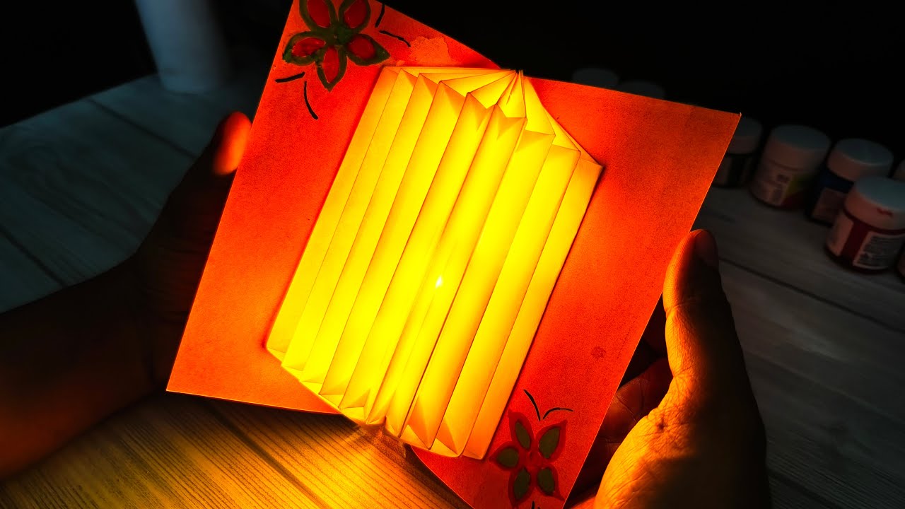 DIY Book Lamp | Easy Homemade paper craft #craftideas #papercraft # ...