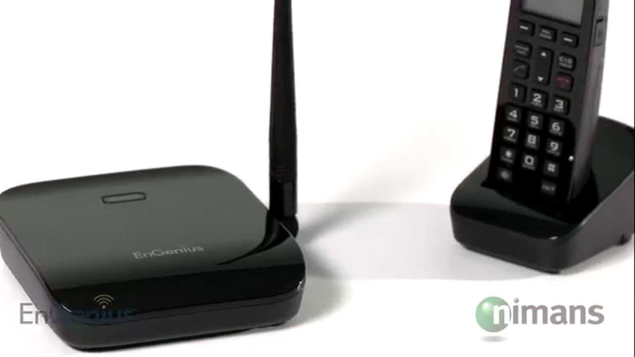 Engenius EP802 Long Range Wireless DECT Phone - YouTube