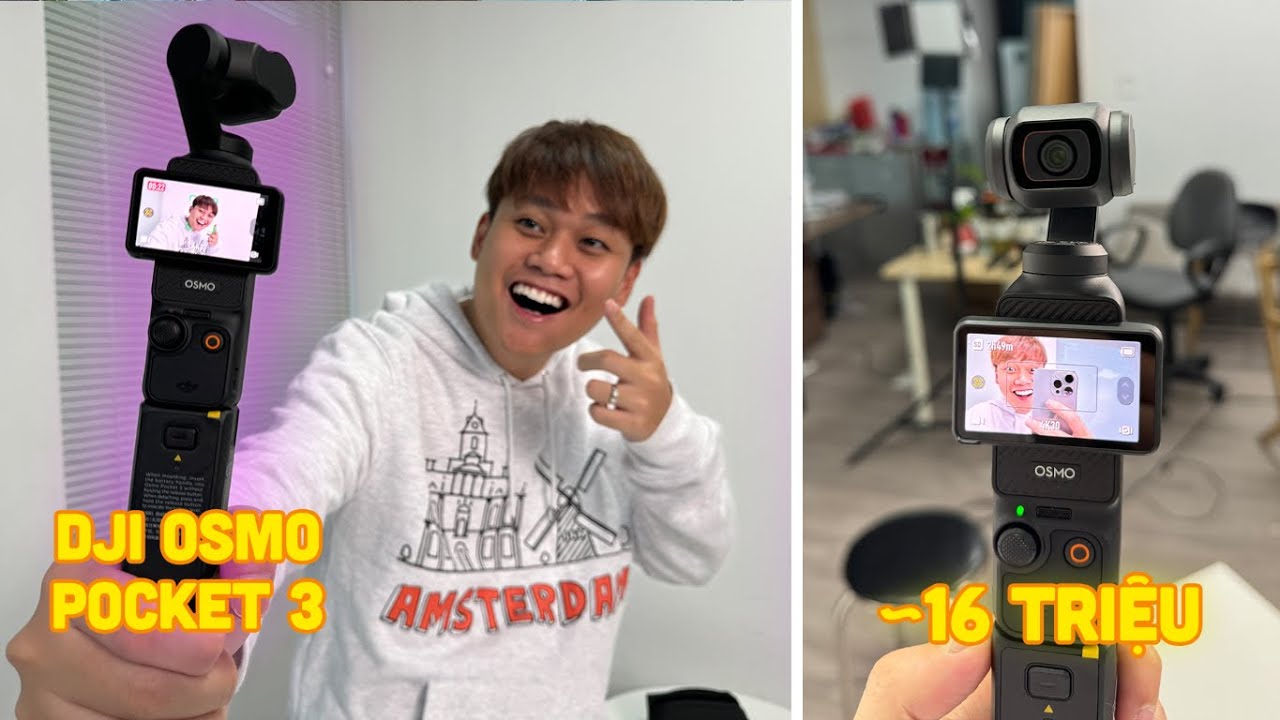 UNBOX VÀ TRẢI NGHIỆM NHANH DJI OSMO POCKET 3 ~16 TRIỆU: BEST CHO ANH EM ...