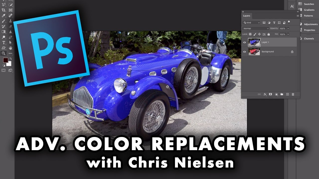 My Video Tutorial on Replacing Large areas of Color in Photoshop CC ...