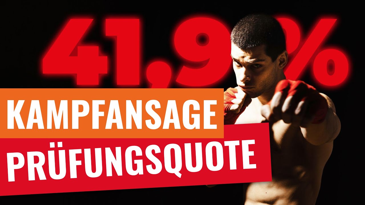 Jeder 2. fällt durch! 🥊Kampf den Prüfungsquoten!🥊 | Part One - YouTube