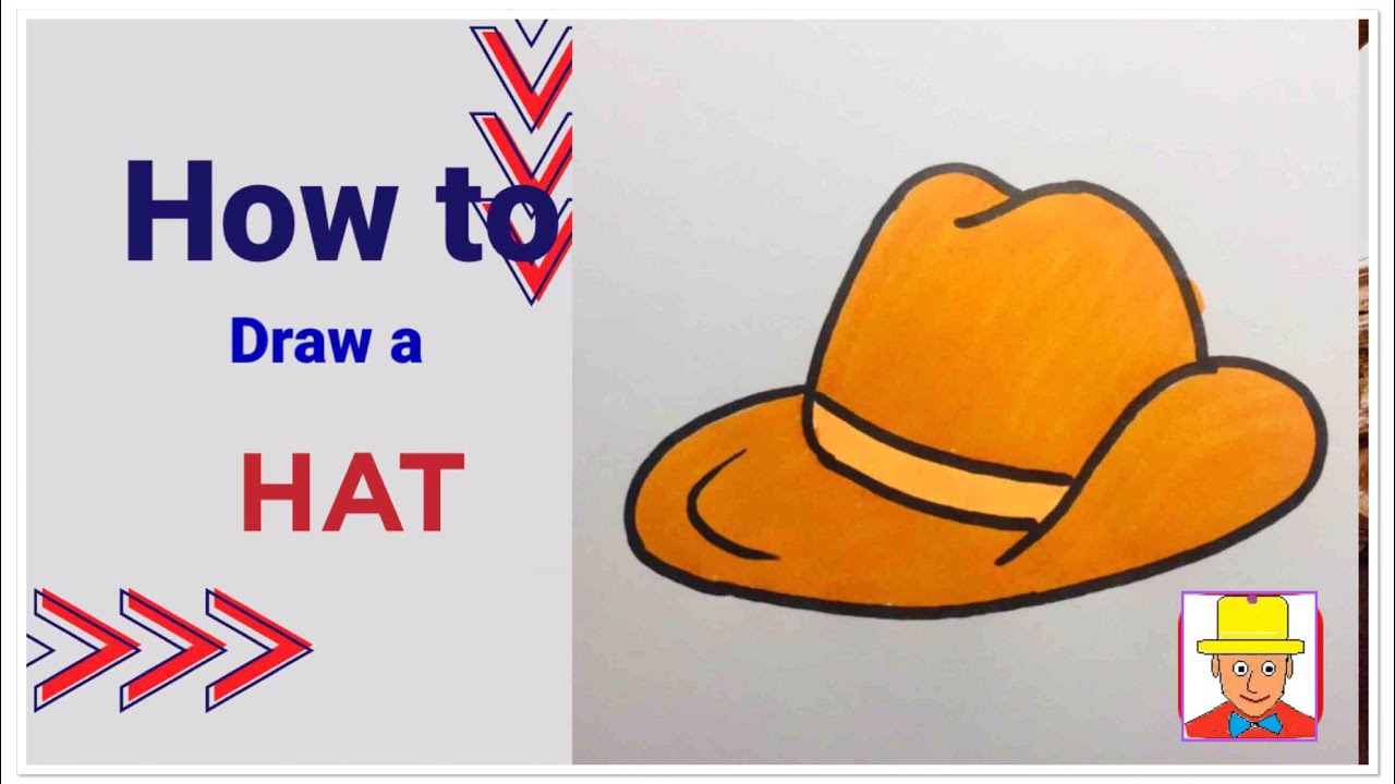 How to draw a Hat - YouTube